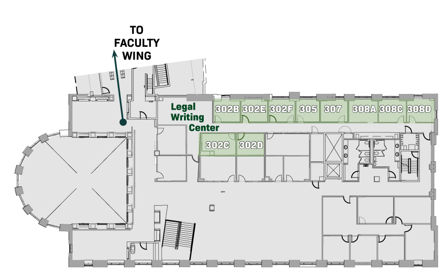 Faculty and Support Office Map | Law School | Baylor University